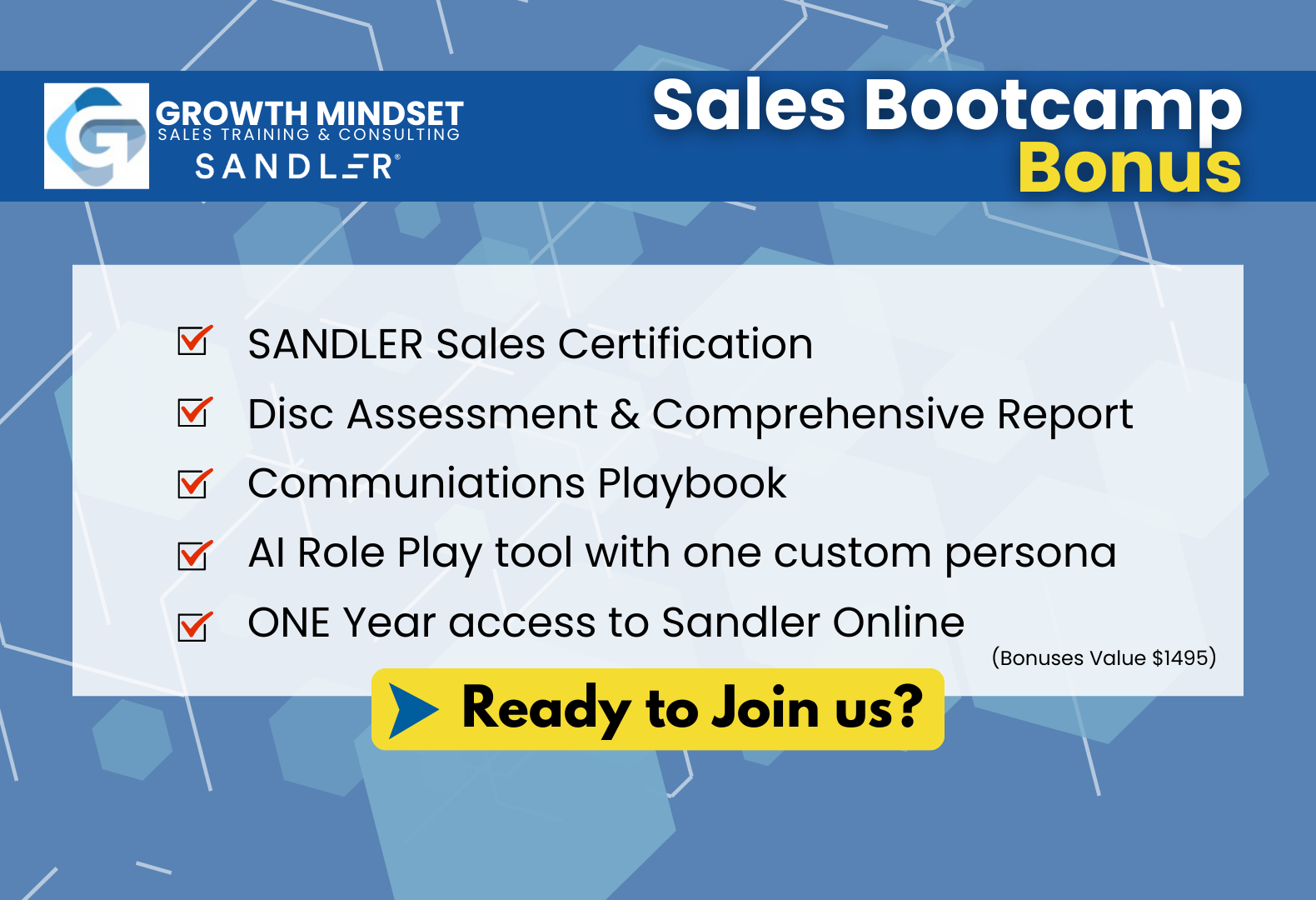 Sales Bootcamp June 2025 | Growth Sales Mindset & Sandler